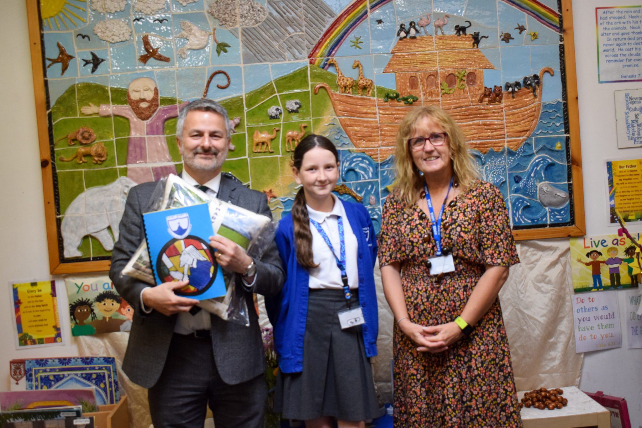 Children present CEO with retirement gift - St Ralph Sherwin Catholic ...