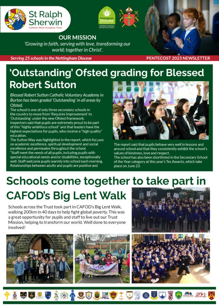 Newsletters - St Ralph Sherwin Catholic Multi Academy Trust