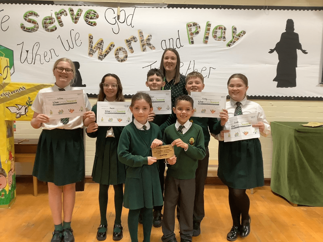 St Thomas' CVA achieves LiveSimply Award - St Ralph Sherwin Catholic ...
